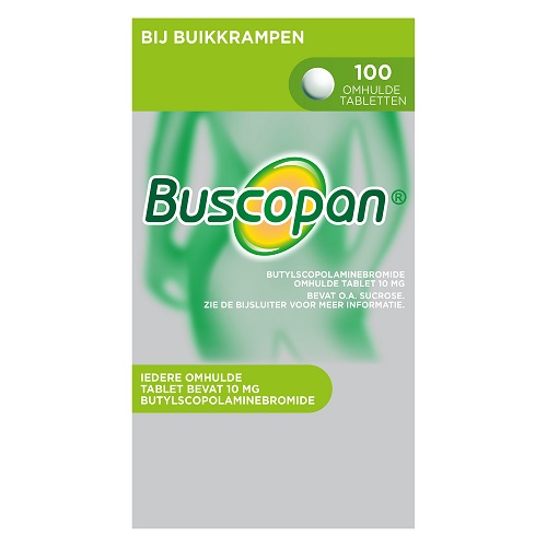 Buscopan Butyilscopolaminebromide 10mg Tabletten 100 stuks bestellen ...